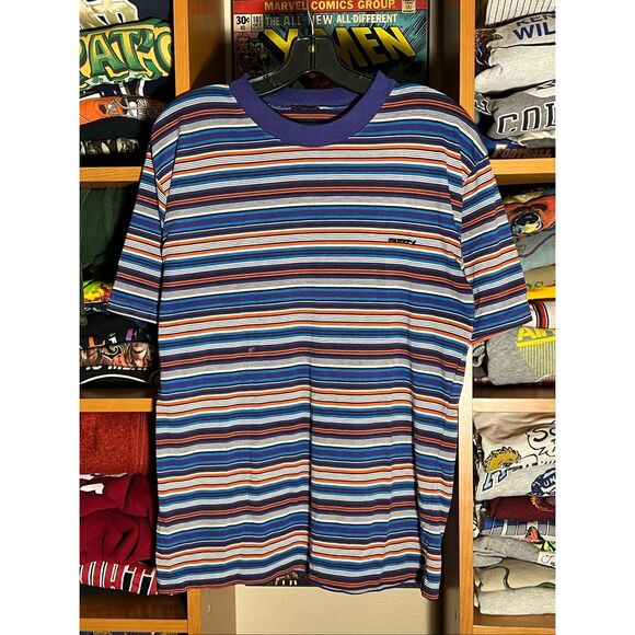 Rusty | Shirts | Vintage 8s Rusty Surf Skater Striped Tee | Poshmark